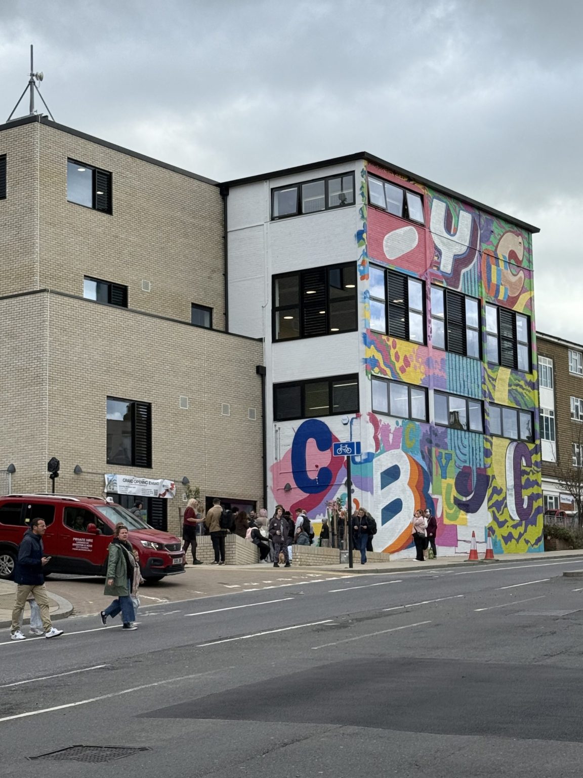Young People at Brighton Youth Centre celebrate their new youth space ...